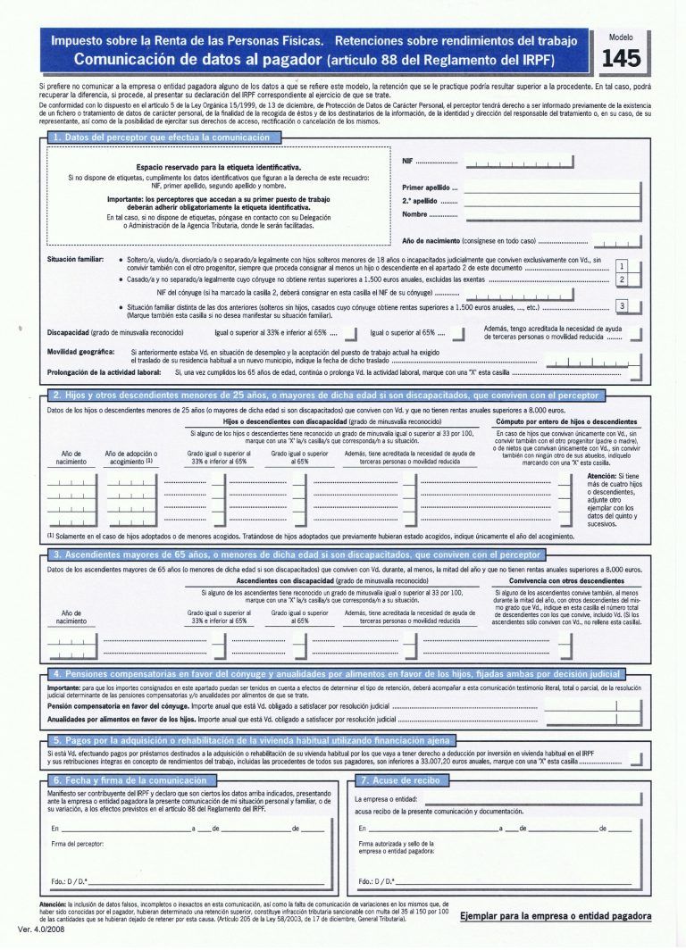Modelo 030: descarga, como rellenarlo, que es...